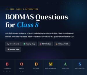 BODMAS Questions for Class 8 | 40+ Solved Problems